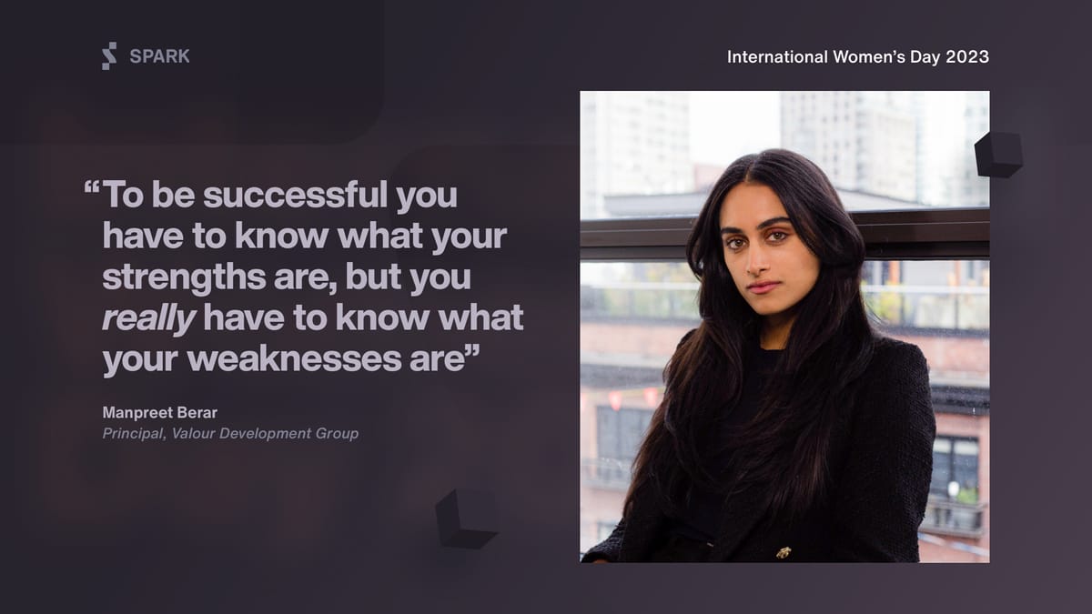 Spark Spotlight: Manpreet Berar, International Women's Day 2023